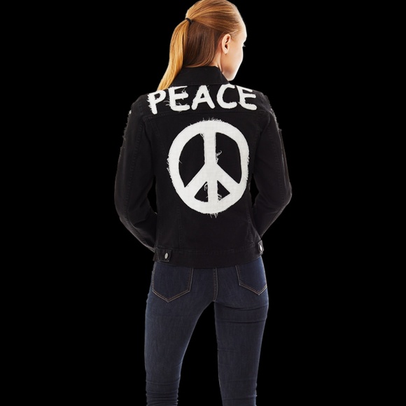 LFA | Jackets & Coats | Peace Denim Jacket | Poshmark